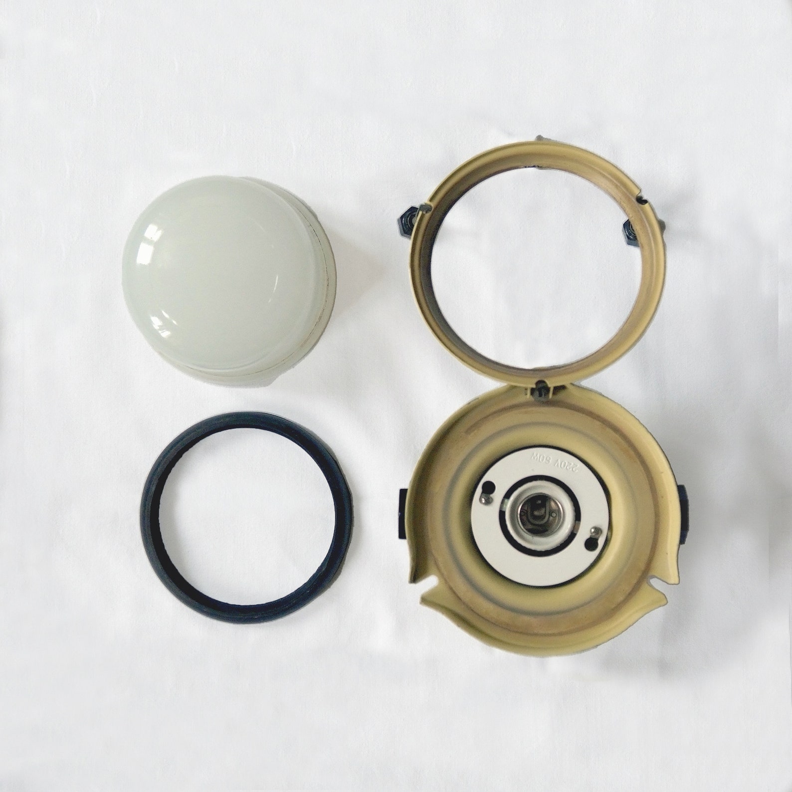 ORIGINAL 1980s Soviet Submarine Lamp / Ship Lamp / Marine Bulkhead Lamp ...