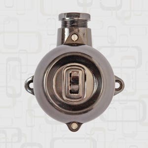 Vintage, IKA Surface-mounted Black Bakelite Toggle Switch - Etsy