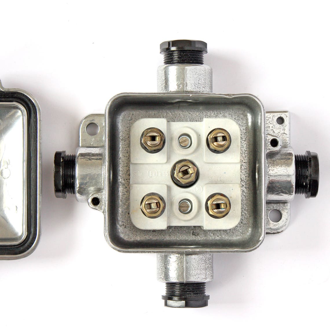 Historical Surface-mounted Aluminum Junction Box With a High Gloss ...