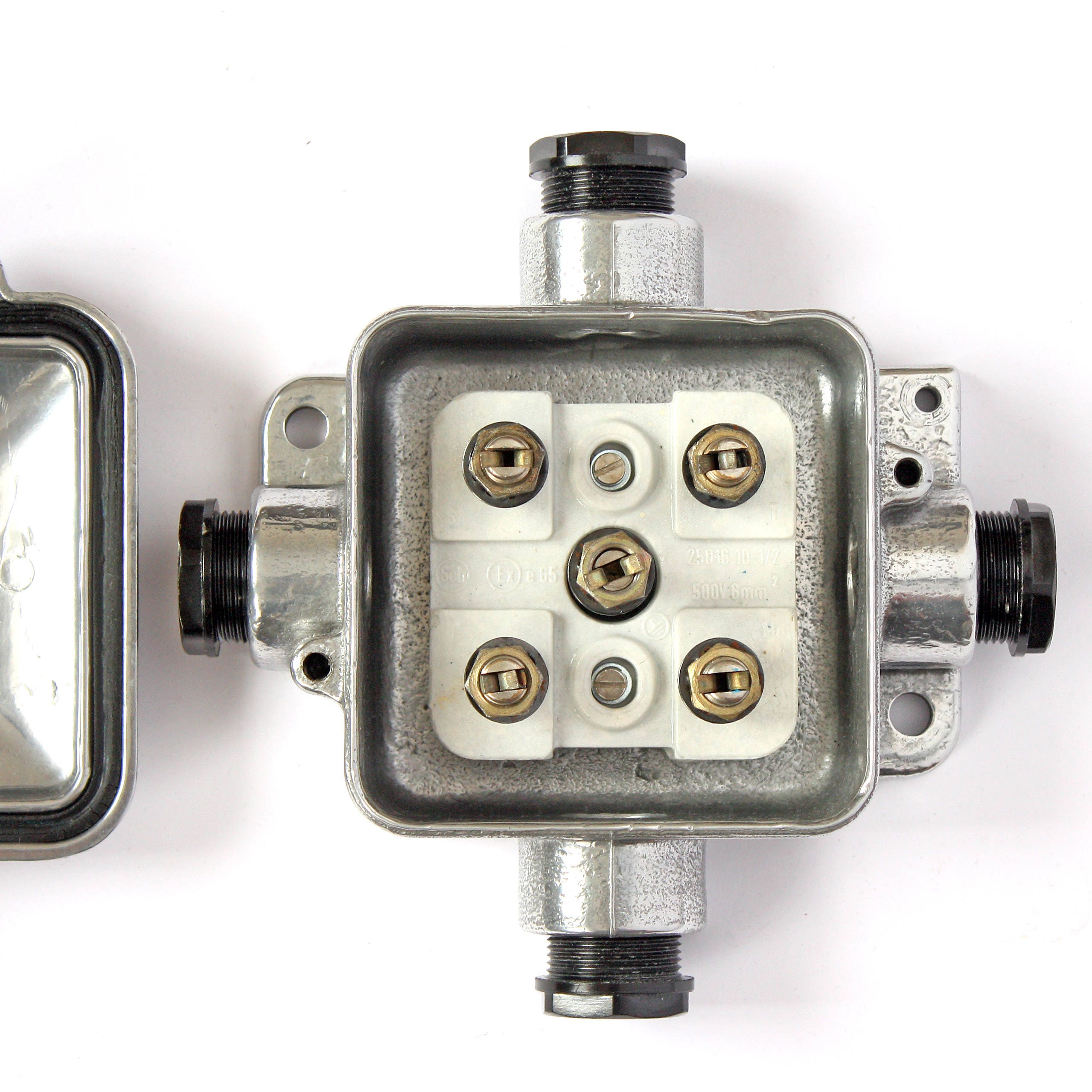 Historical Surface-mounted Aluminum Junction Box With a High Gloss ...