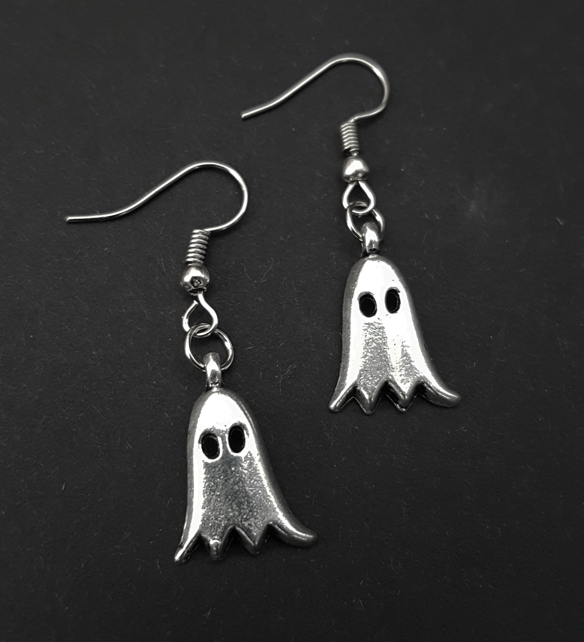 Spooky Halloween Ghost Hook Earrings Creepy Gothic Goth - Etsy