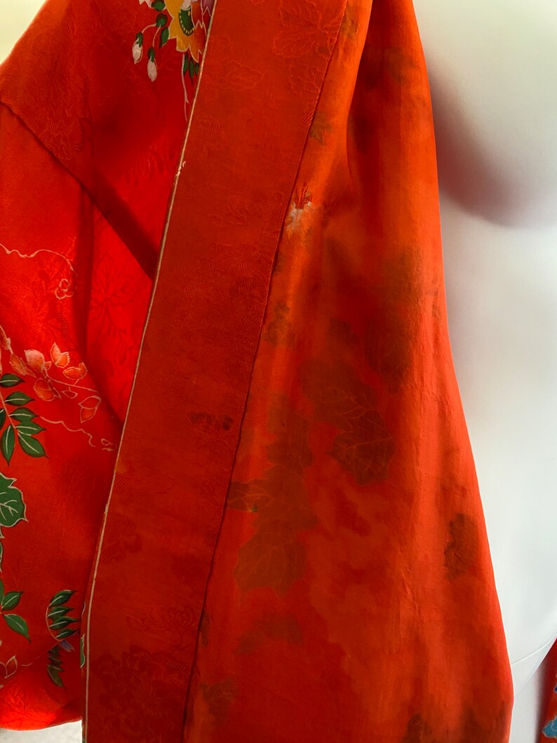 Original 1920s 30s Dramatic Silk Damask Robe - Etsy