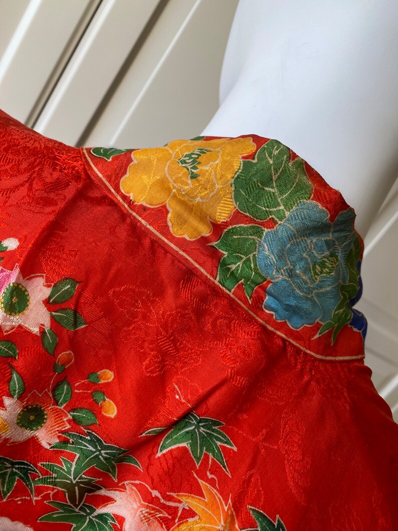 Original 1920s 30s Dramatic Silk Damask Robe - Etsy