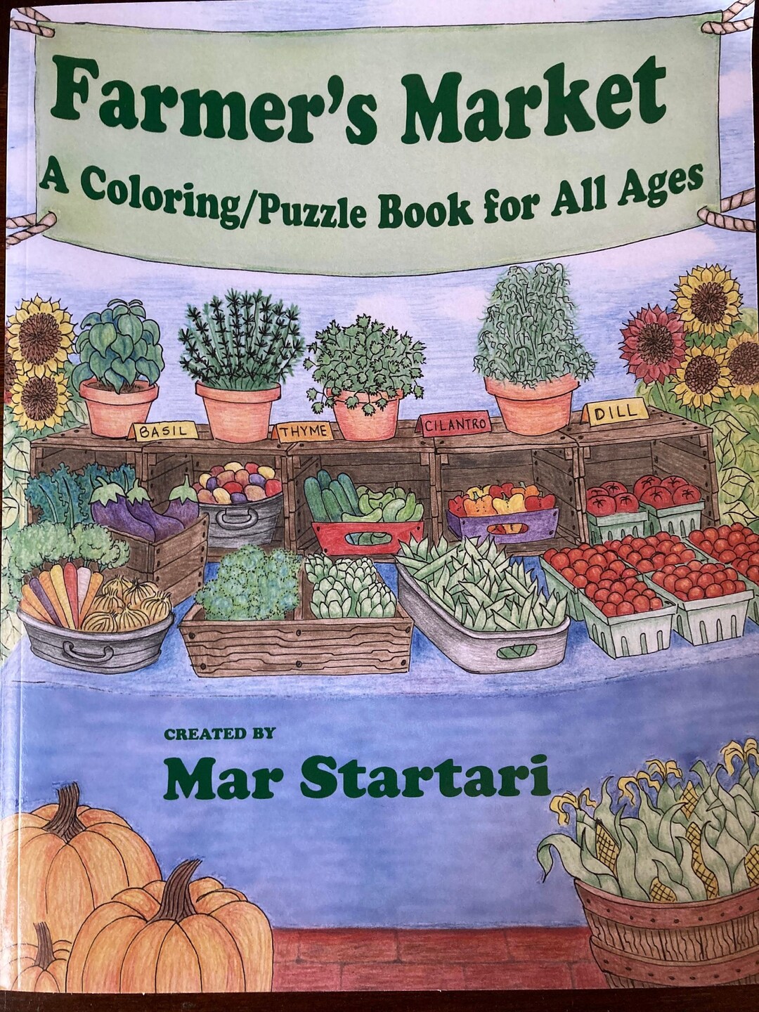 Farmer’s Market Coloring Book - Etsy