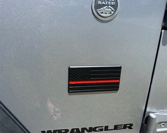 Thin Red Line Decal | Etsy