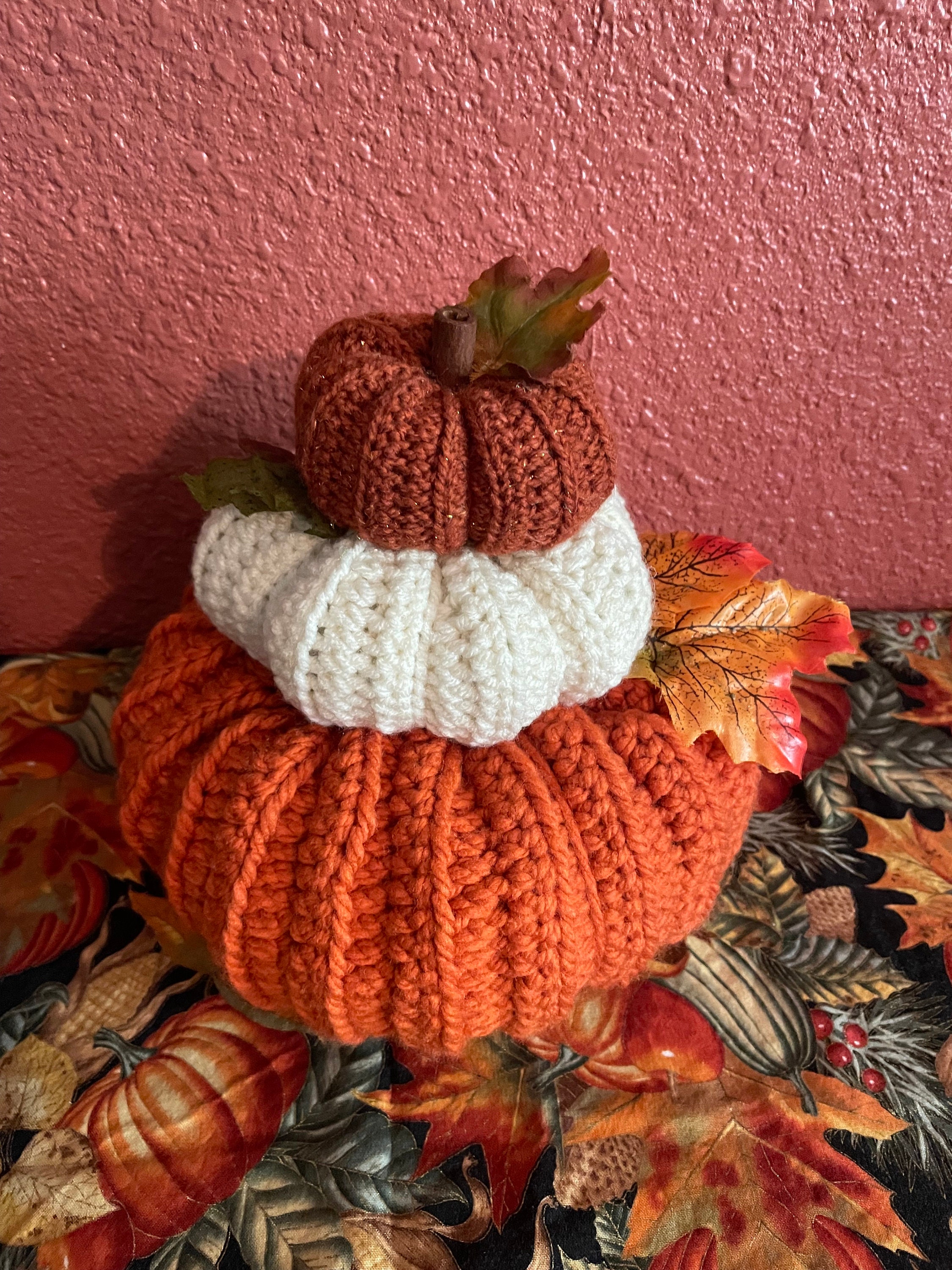 Handmade Crochet Stackable Pumpkins! - Etsy