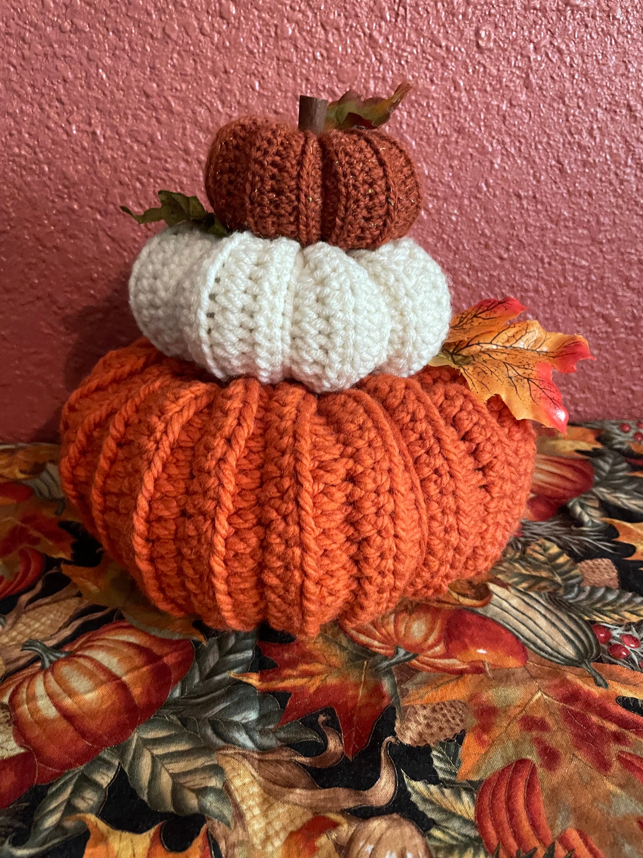 Handmade Crochet Stackable Pumpkins! - Etsy