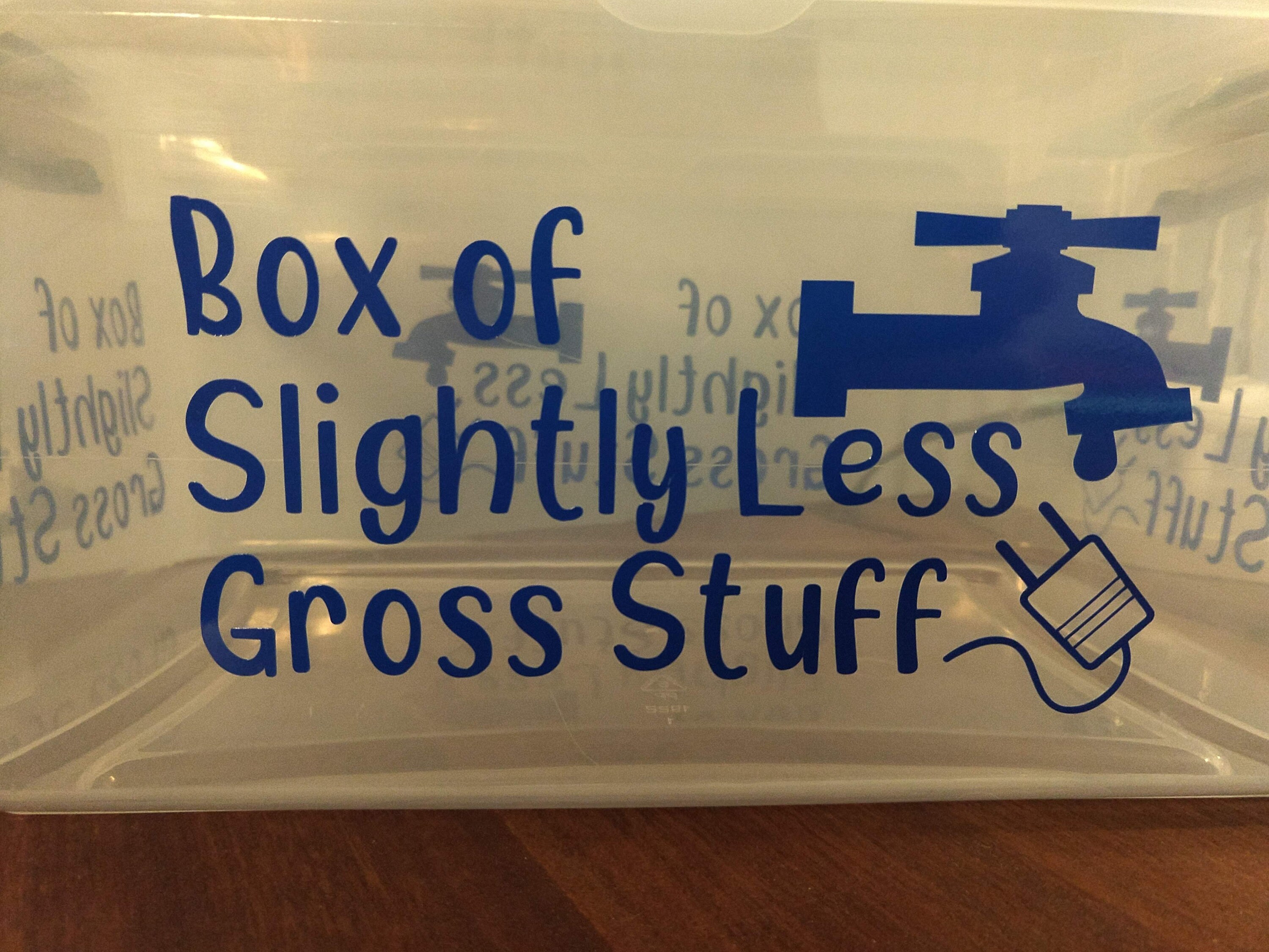 Box of Slightly Less Gross Stuff Decal Camping Decal - Etsy