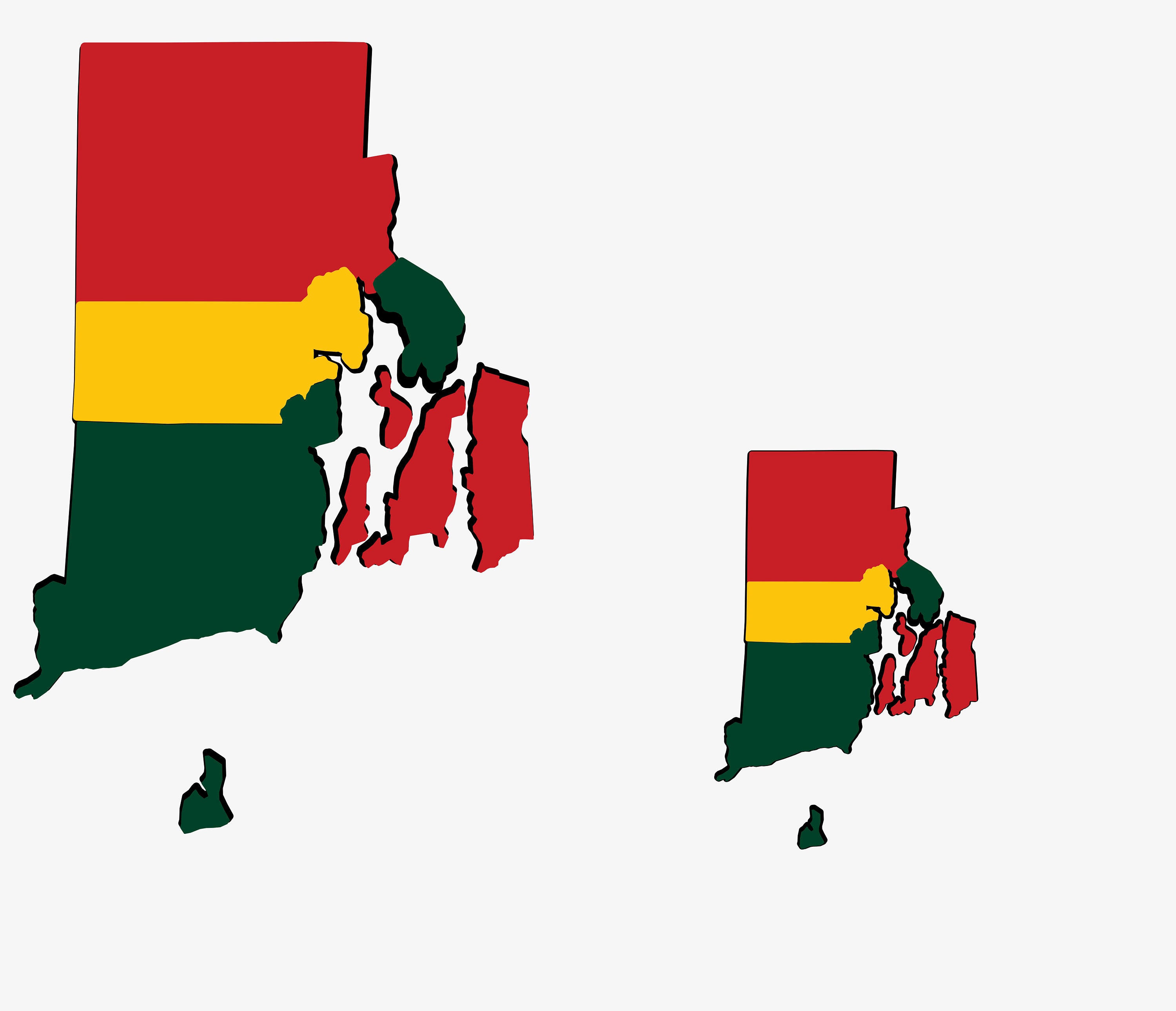 Rhode Island County Map Adventure Tracker- Rhode Island County Map, RV ...