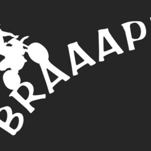BRAAAP Dirt Bike Vinyl Decal - Dirt Rider Decal, off Road Decal, Dirt ...