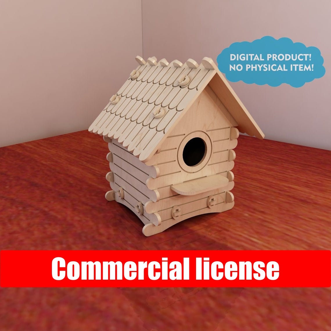 Craft Supplies & Tools svg Files DXF files for laser Birdhouse ...