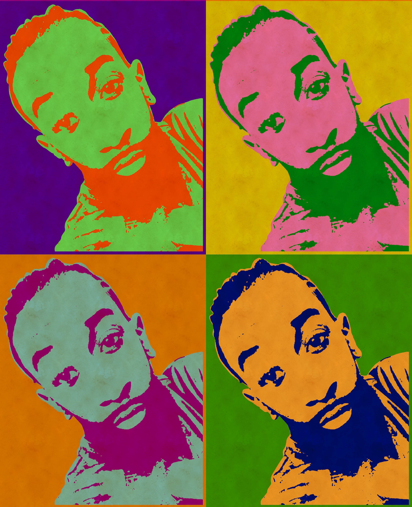 Custom Pop Art Portrait, Andy Warhol Style, Pop Art Wall Art, Print at ...