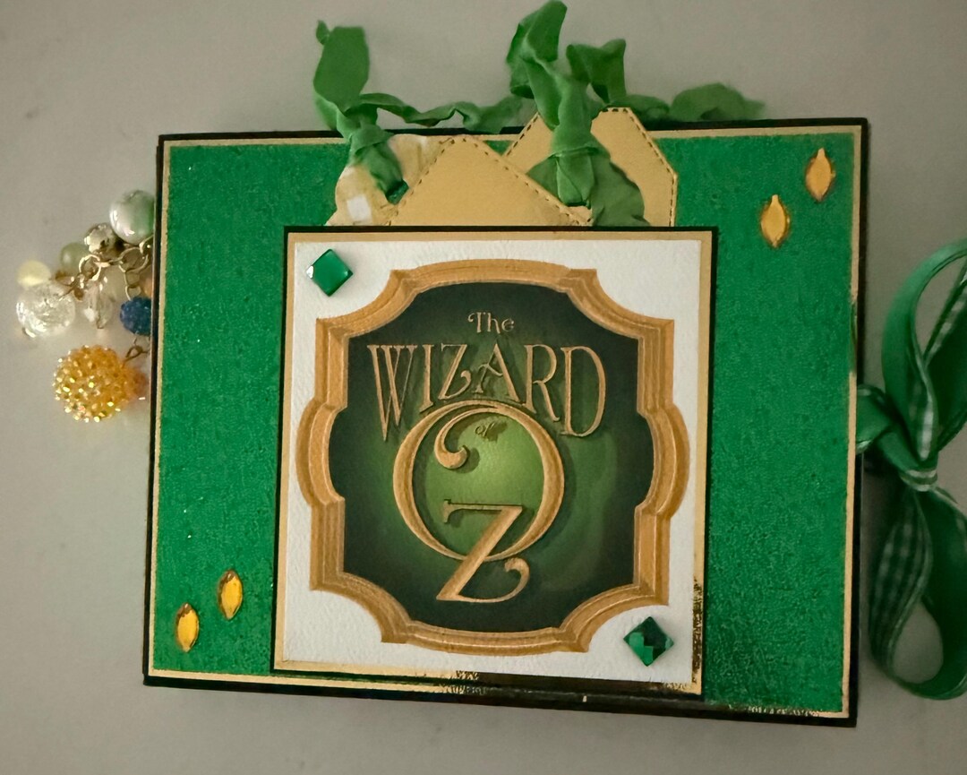 Wizard of Oz/wicked Card Photo/journal/folio/scrapbook - Etsy
