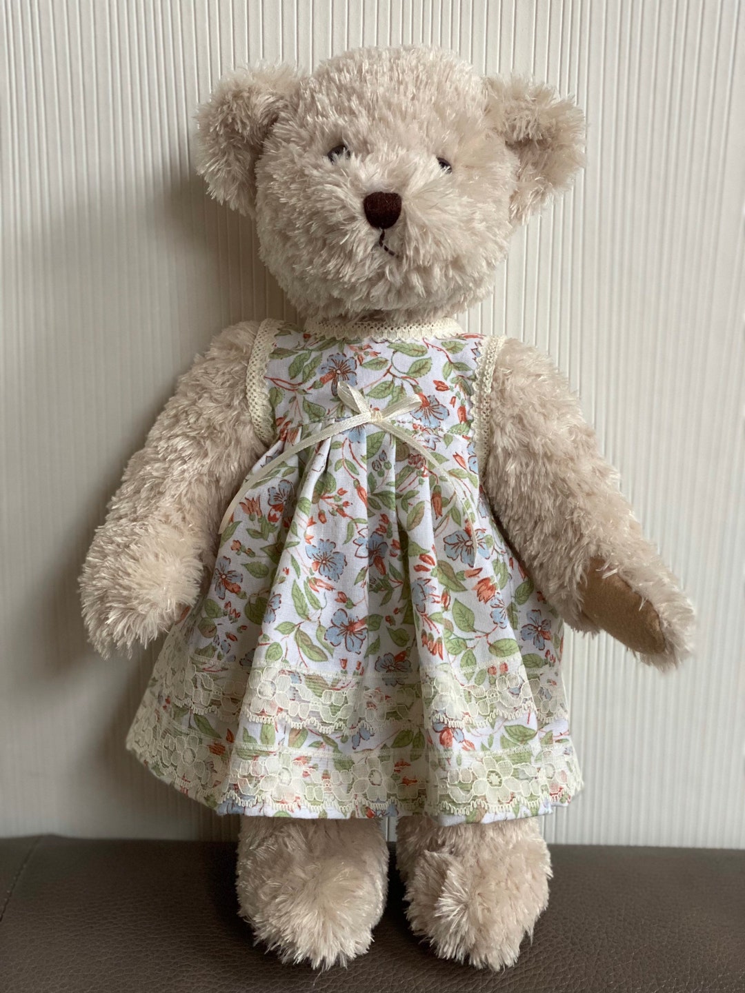 Bear Clothes for Doll or Bear or Doll Dress of Beautiful Spring Cotton ...
