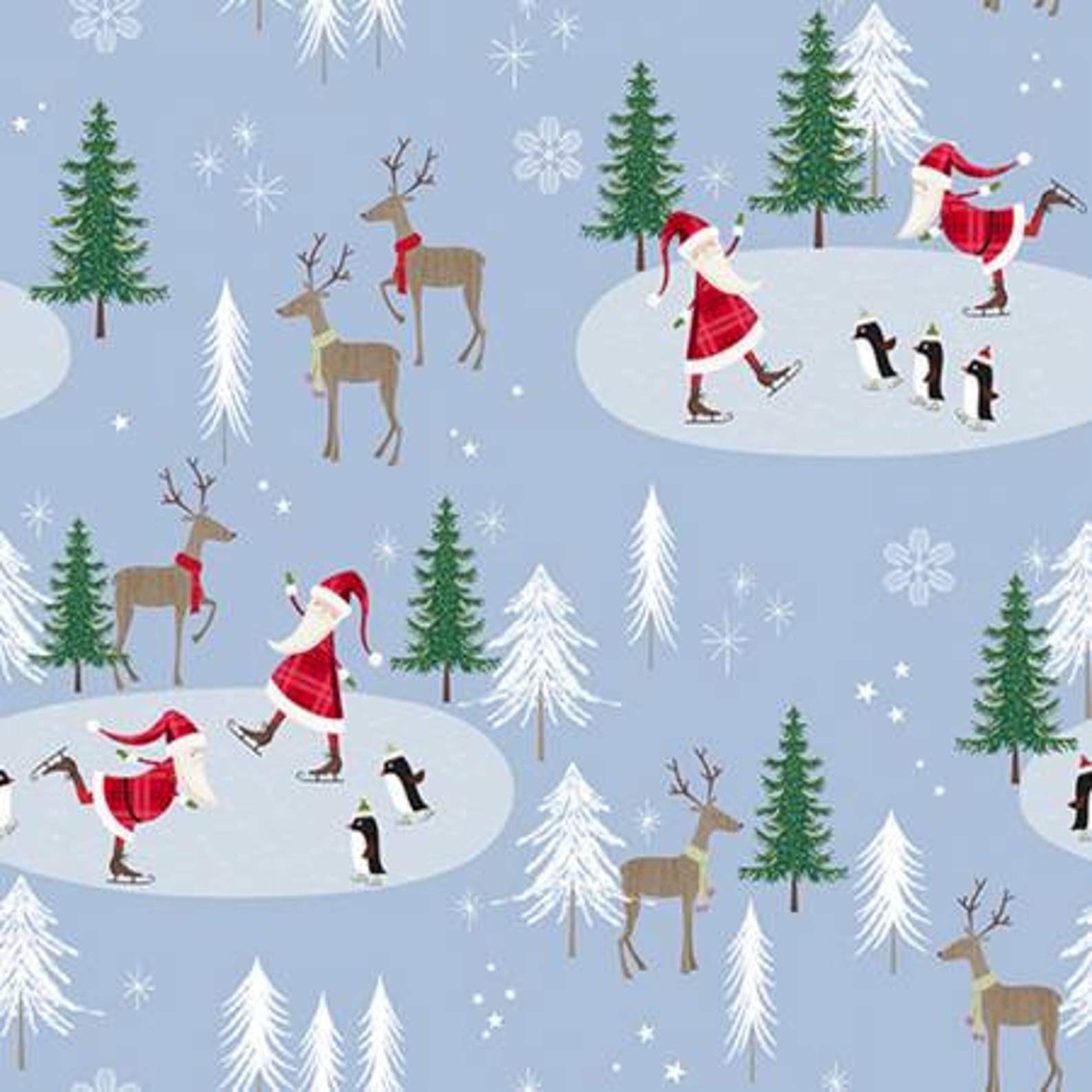 North Pole Digital Cuddle® Ice Christmas Quilts and Blankets. Great for ...