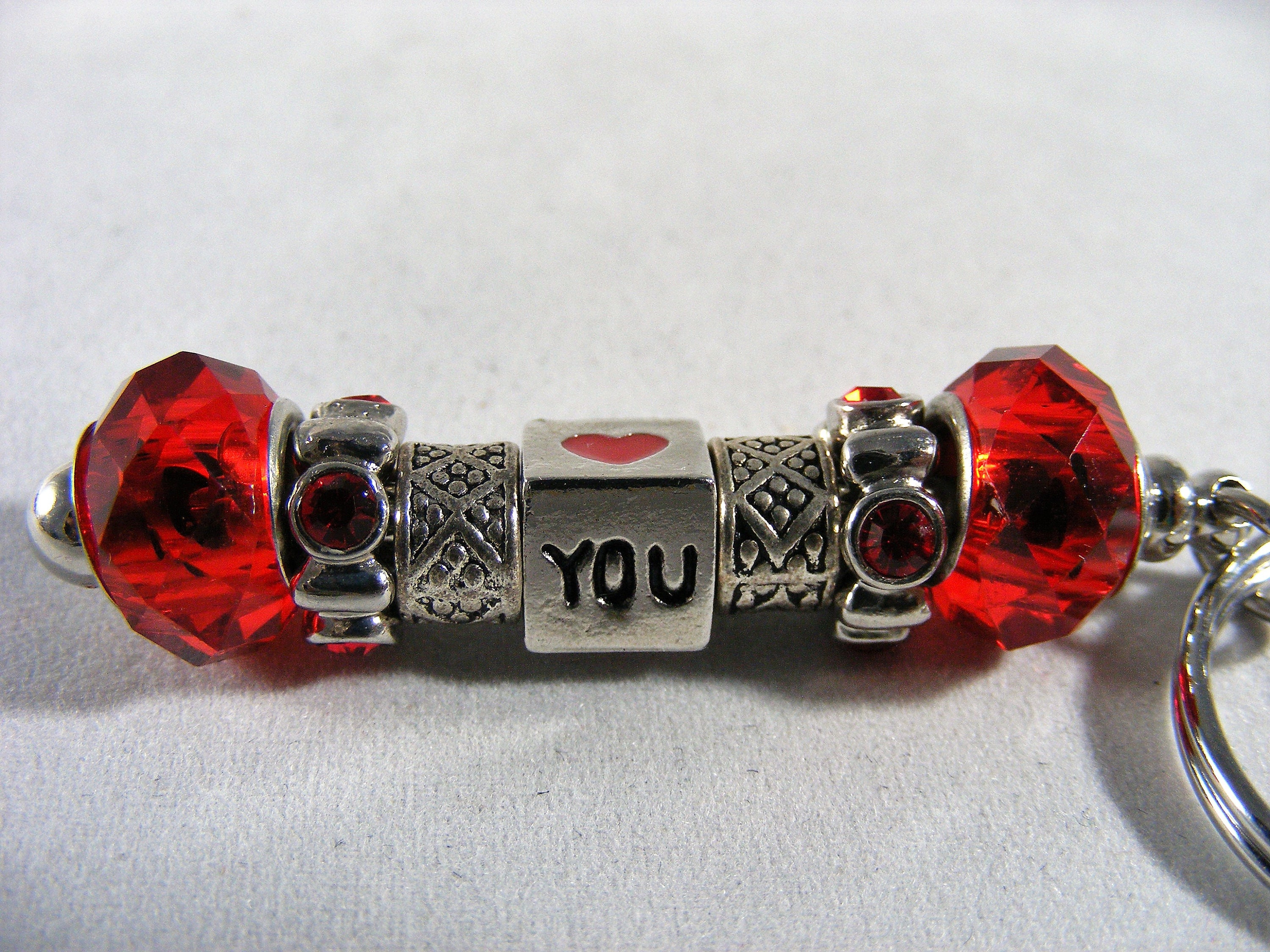 Silver Pandora Style Beaded Keychains - Several Styles -breast Cancer ...