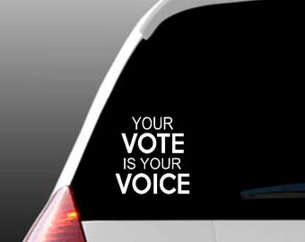 Vote Window Decal - Etsy