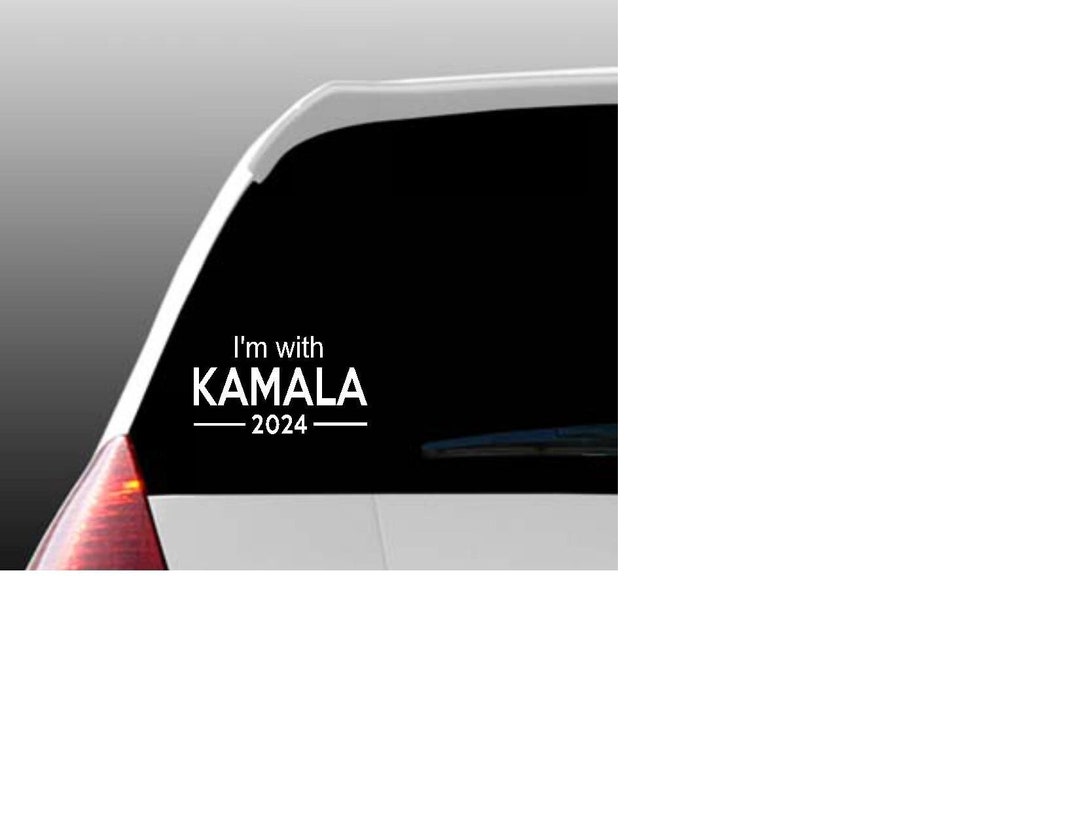 I'm With Kamala Car Window Decal Kamala Harris 2024 Decal Harris 2024 ...