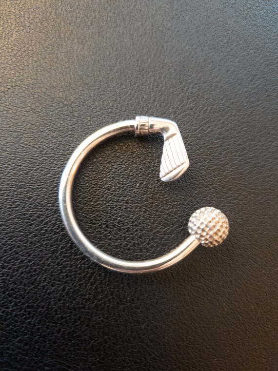 Tiffany Vintage Sterling Golf Club and Ball Key Chain… - Gem
