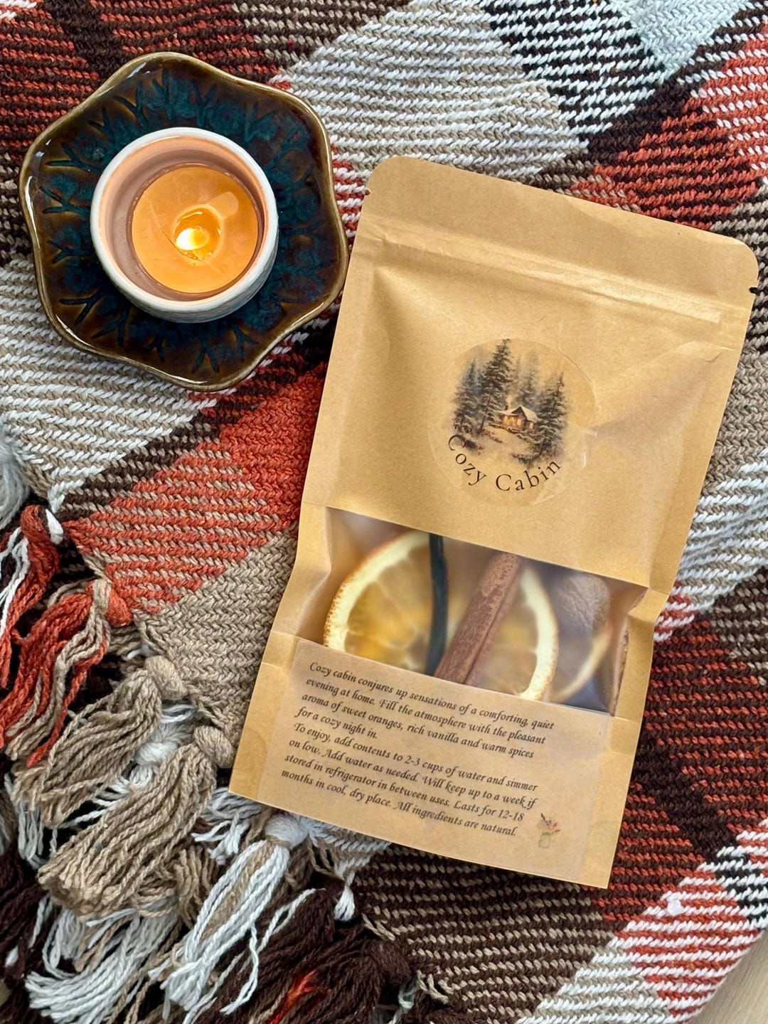 Cozy Cabin Stovetop Potpourri | Dried Orange, Vanilla & Warm Spices ...