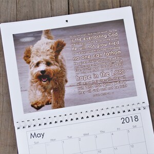 Puppy Dog Scripture Magnet Bible Verse Isaiah 40:28-31 Faith Quote ...