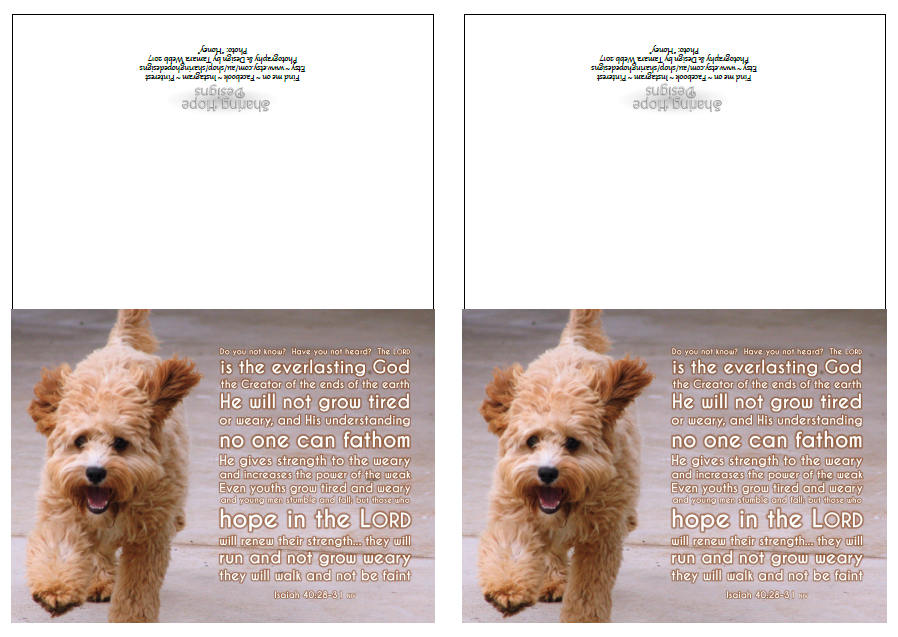 Puppy Scripture Card Cavoodle Printable Stationery Christian Note Bible ...