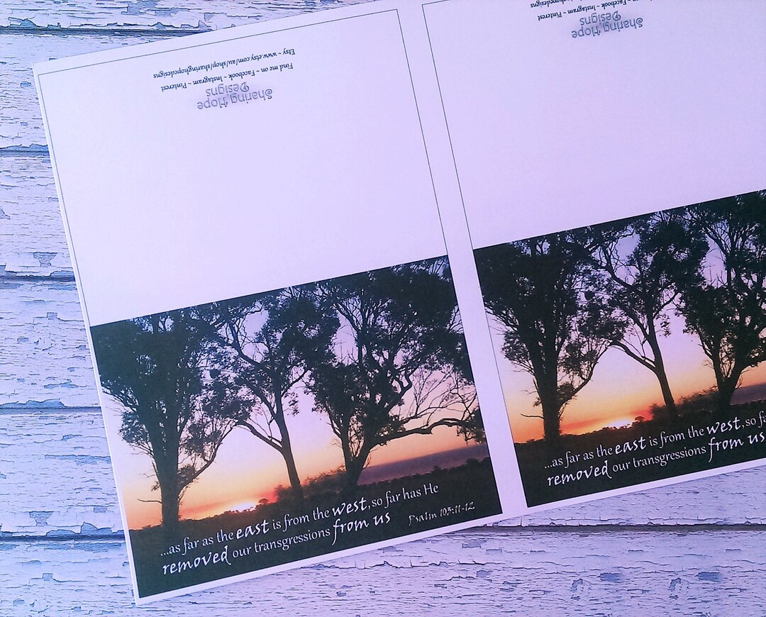 Printable Greeting Cards Treescape Bible Verse Christian Father's Day ...