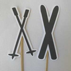 Skiing Centerpiece Sticks - Etsy