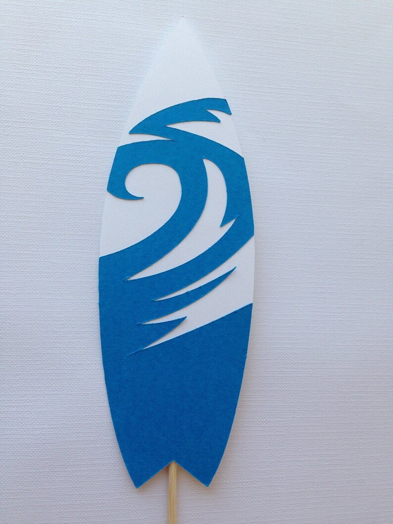 Tropical Surfboard /beach Centerpiece Sticks | Etsy