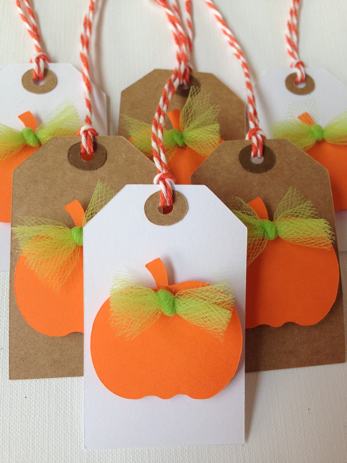Pumpkin Party Favor Tags/pumpkin Gift Tags - Etsy Canada