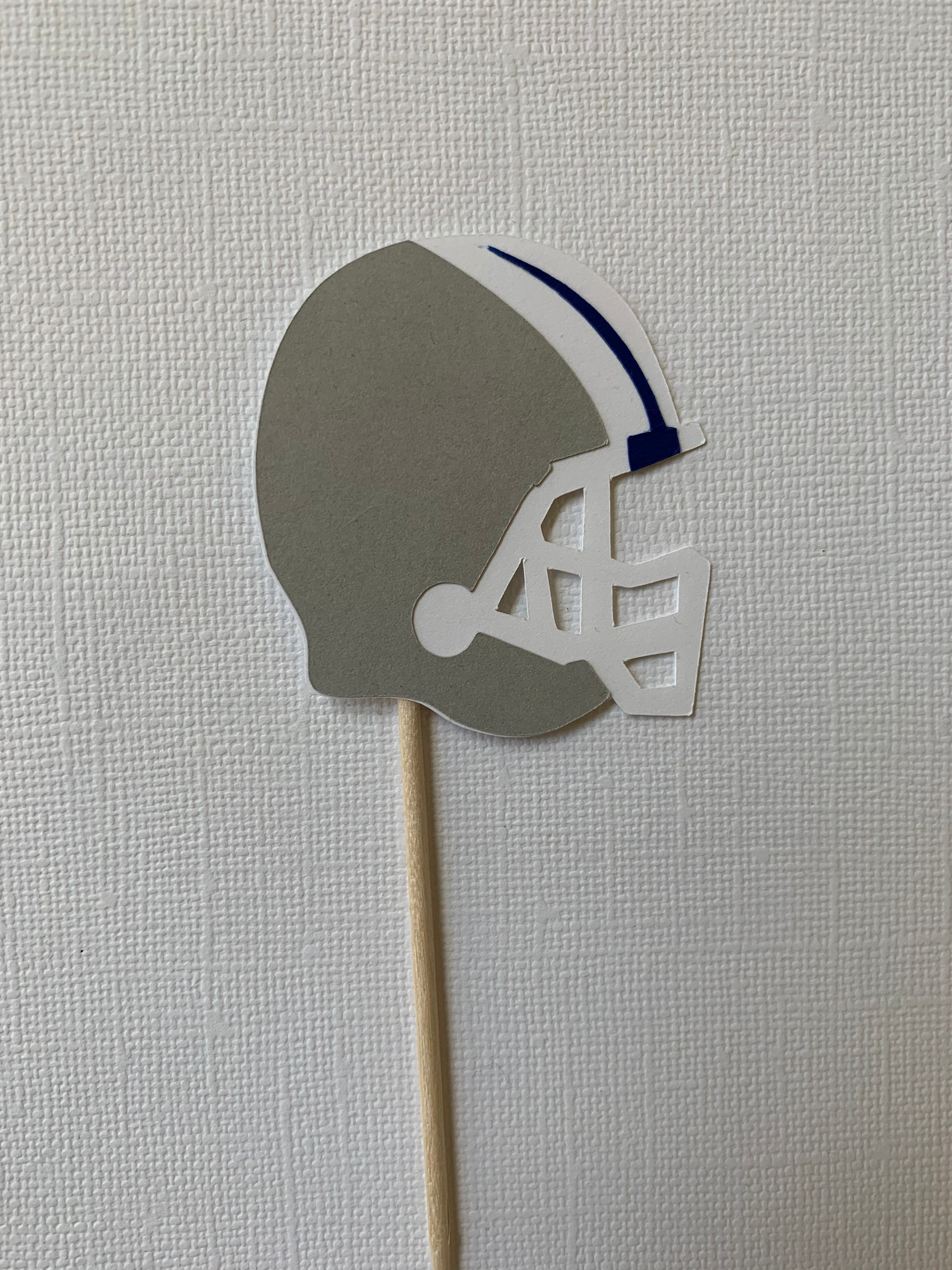 Football Cupcake Toppers With Custom Jersey Number. - Etsy
