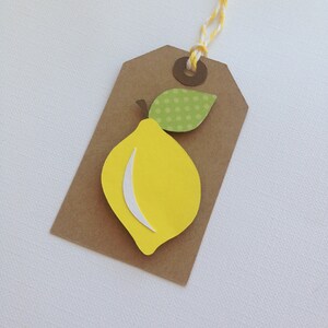 Lemon Gift Tag - Etsy