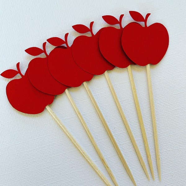 Apple Cupcake Topper - Etsy