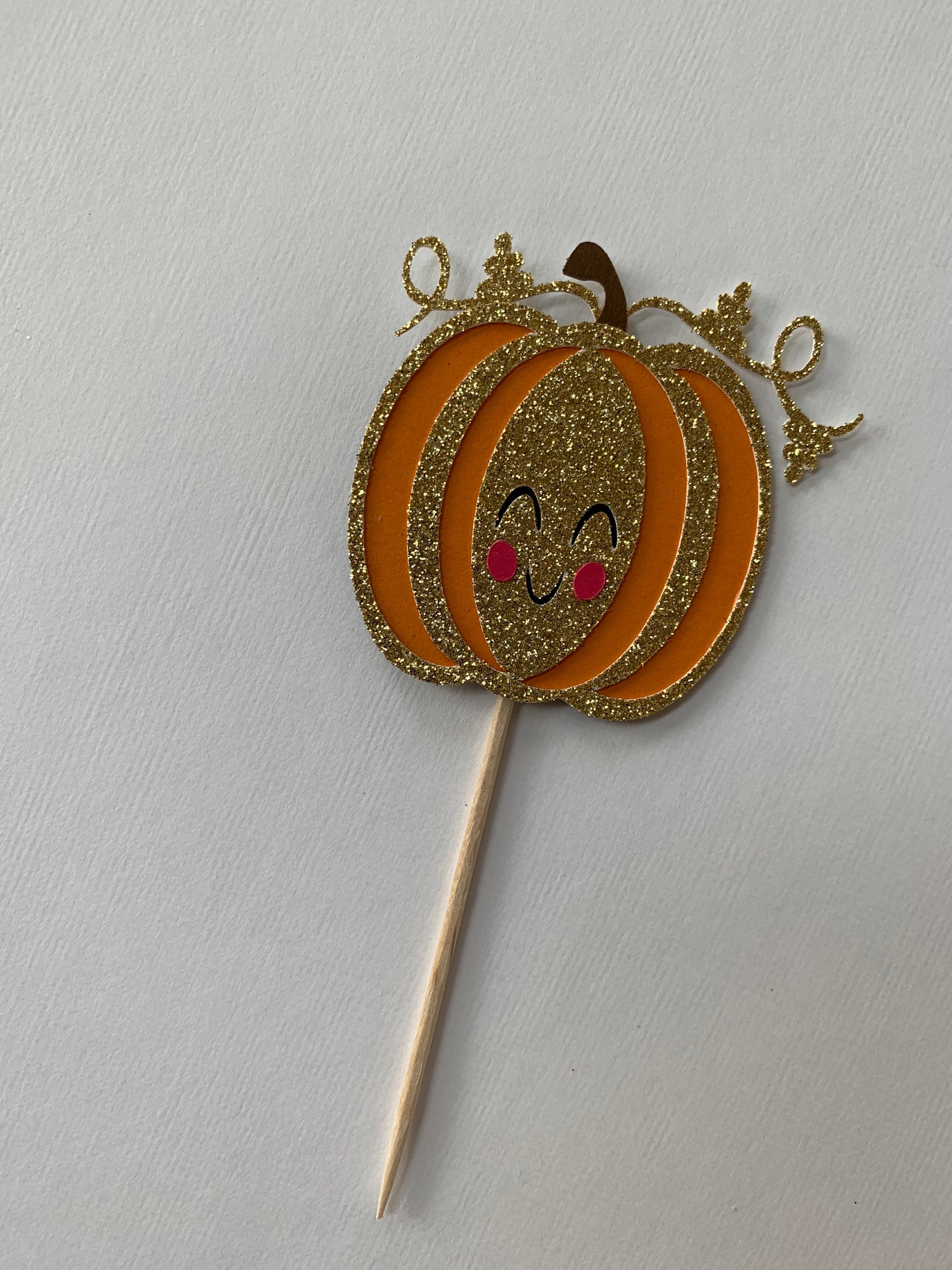 Little Pumpkin Cupcake Toppers | Etsy