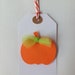 Pumpkin Party Favor Tags/pumpkin Gift Tags - Etsy