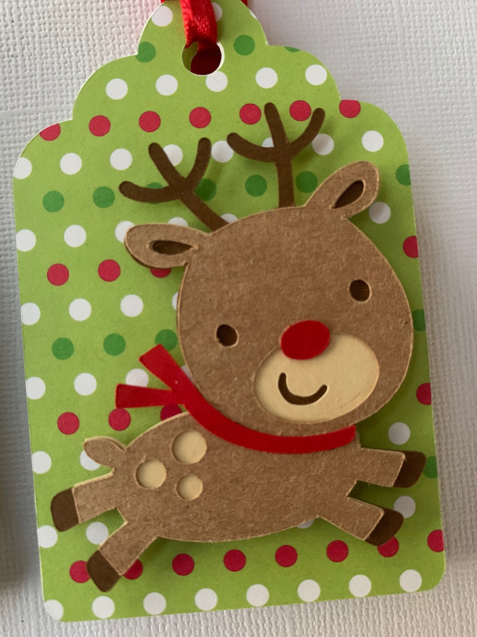 Christmas Reindeer Gift Tags/party Favor Tags | Etsy