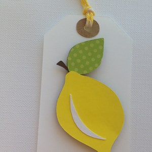 Lemon Gift Tag - Etsy