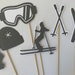Skiing Centerpiece Sticks - Etsy