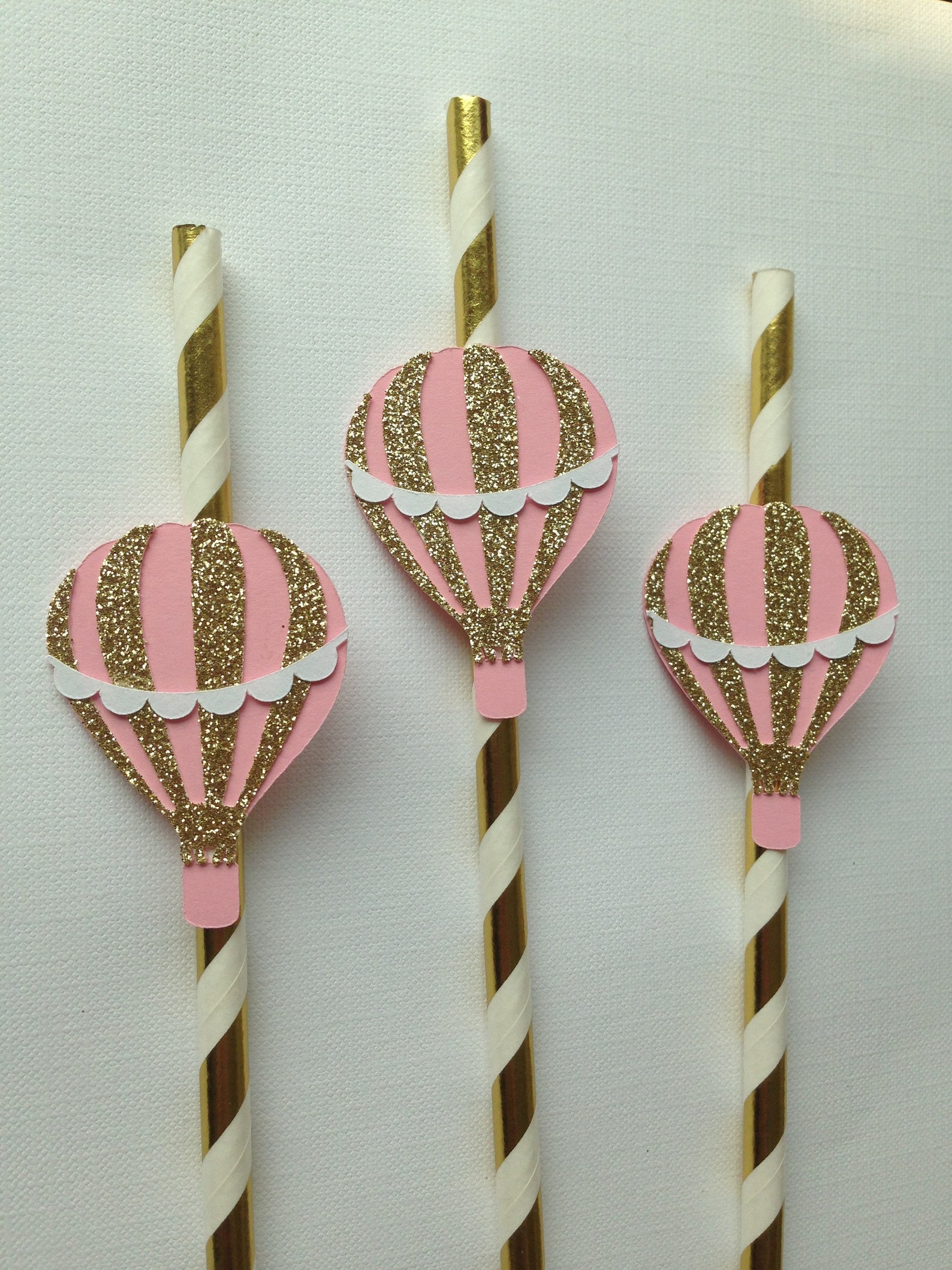 Hot Air Balloon Paper Straws | Etsy