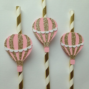 Hot Air Balloon Paper Straws - Etsy