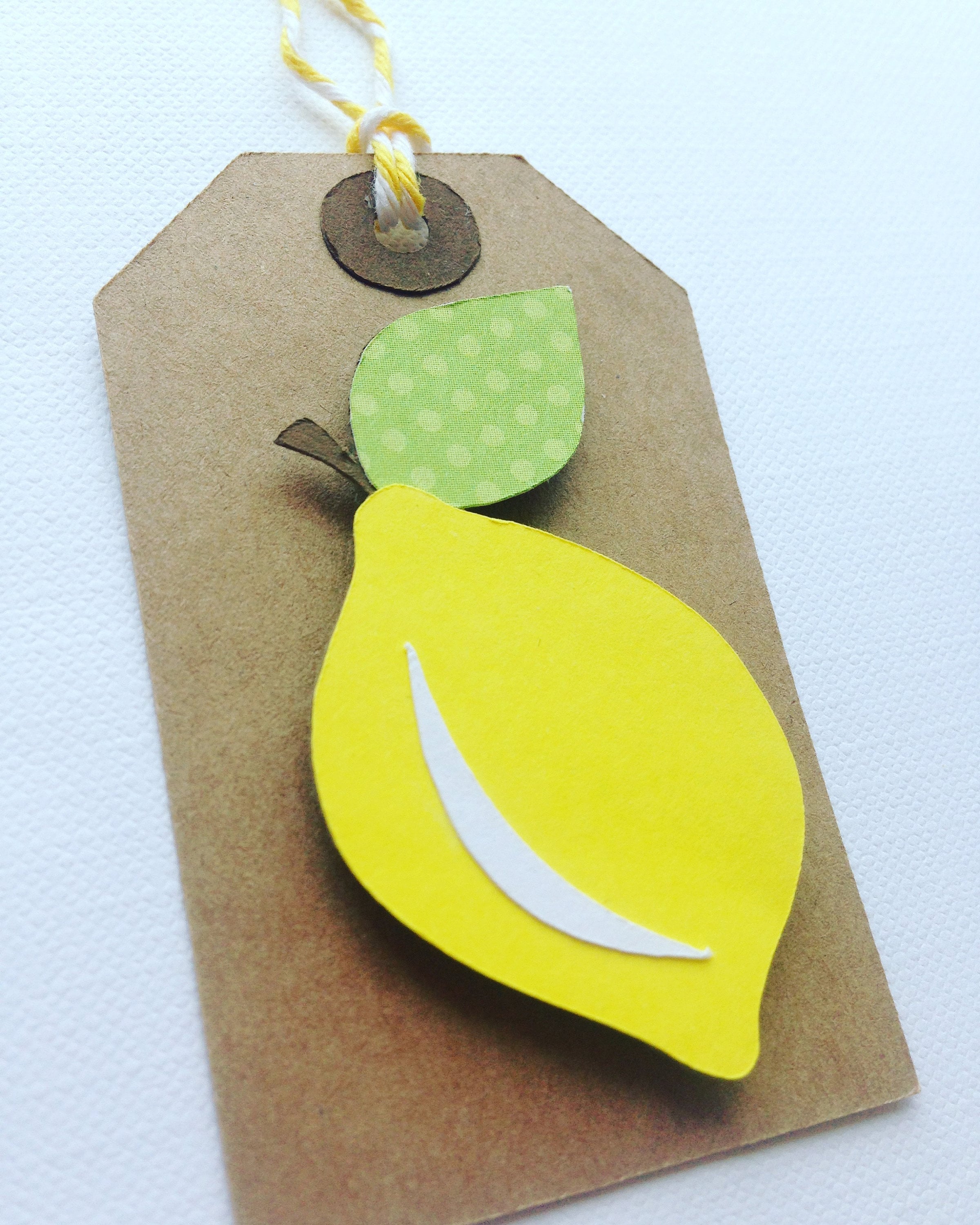 Lemon Gift Tag | Etsy