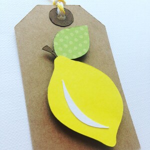 Lemon Gift Tag - Etsy
