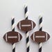 Football Paper Straws - Etsy