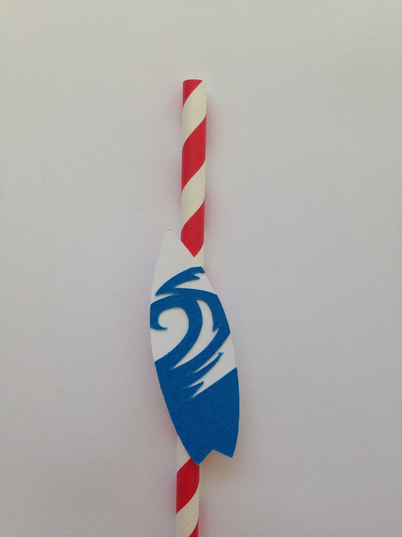 Beach Themed Paper Straws - Etsy