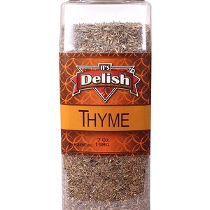 Thyme Leaves by Its Delish, 7 Oz. Large Jar - Etsy