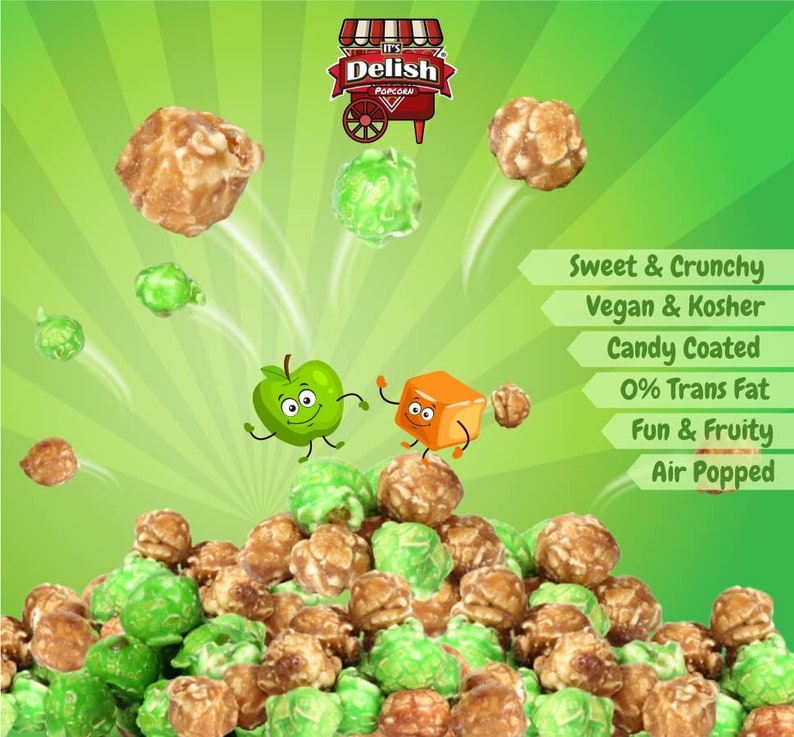 Gourmet Caramel Apple Flavored Popcorn by It's Delish - Etsy