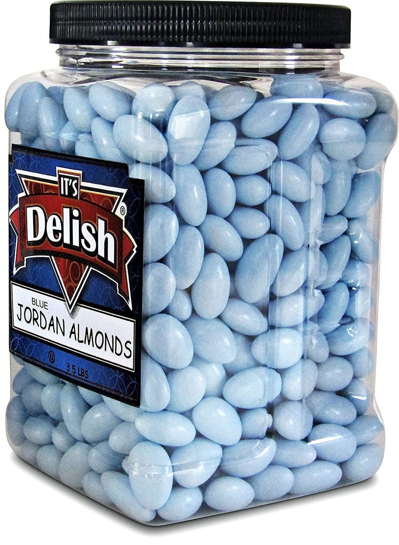 Pastel Light Blue Jordan Almonds by Its Delish 3.5 Lbs Jumbo - Etsy