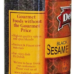 Whole Black Sesame Seeds by Its Delish| All Natural - Etsy