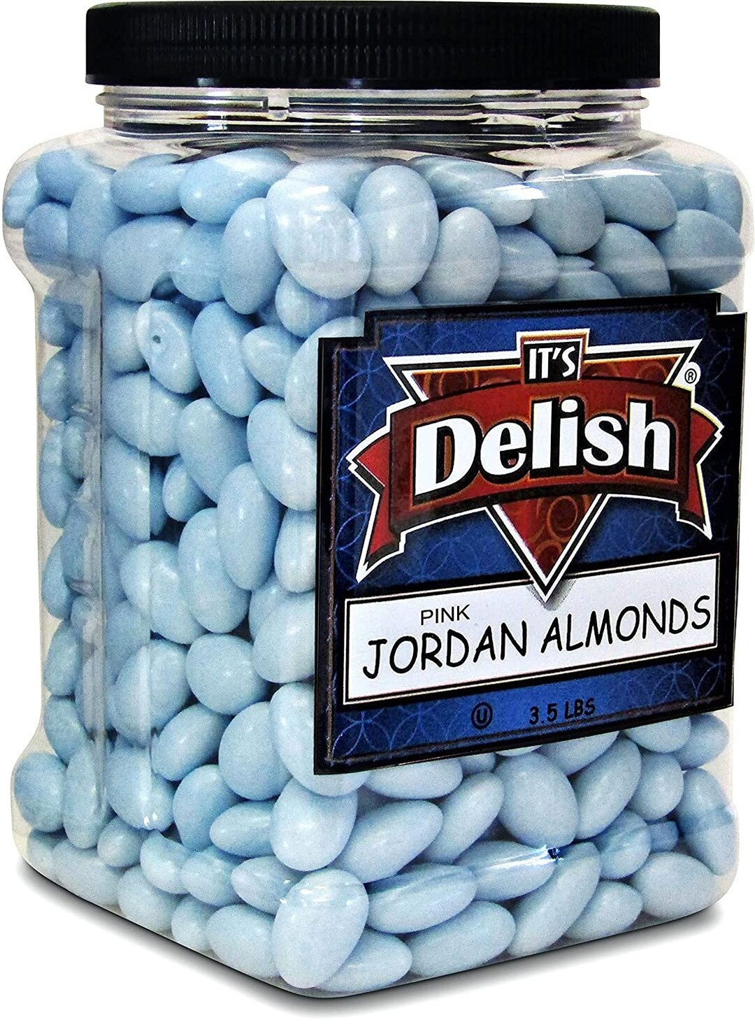 Pastel Light Blue Jordan Almonds by Its Delish, 3.5 Lbs Jumbo Container ...