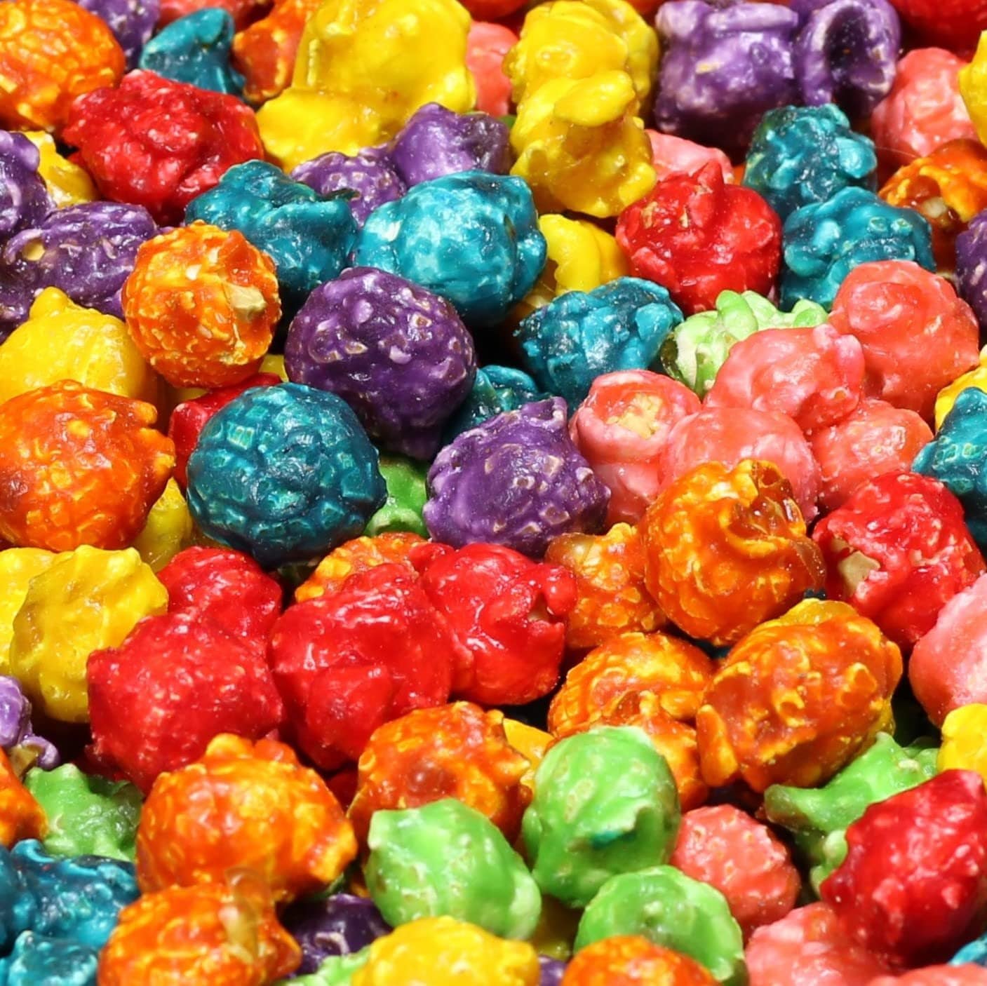 Gourmet Rainbow Coated Colored Popcorn by It's Delish - Etsy